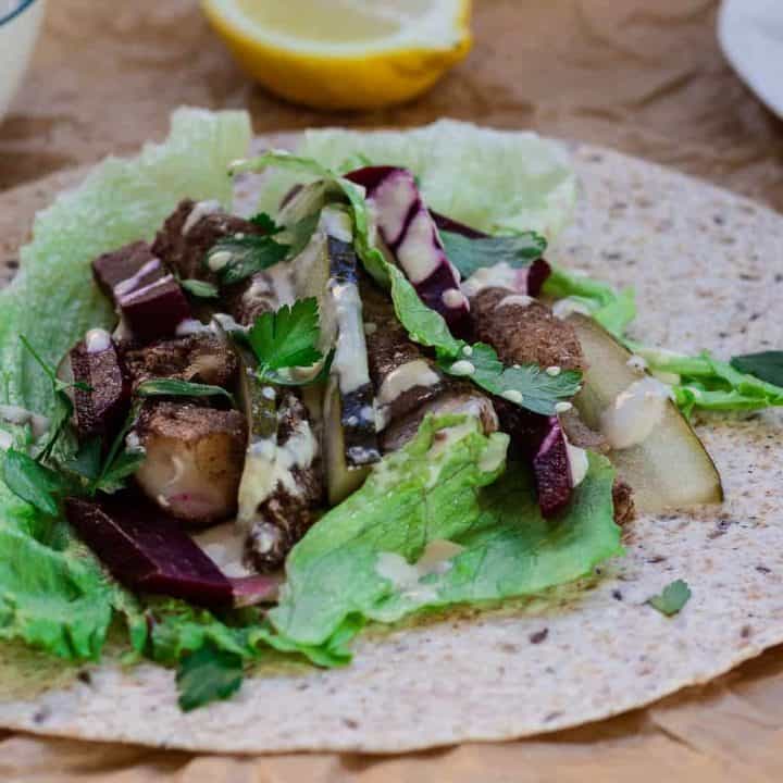 Fish Shawarma Wrap · eat well abi