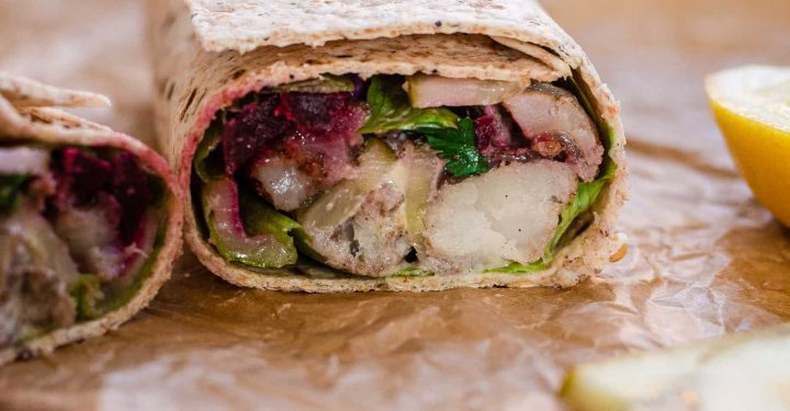 Fish Shawarma Wrap · eat well abi