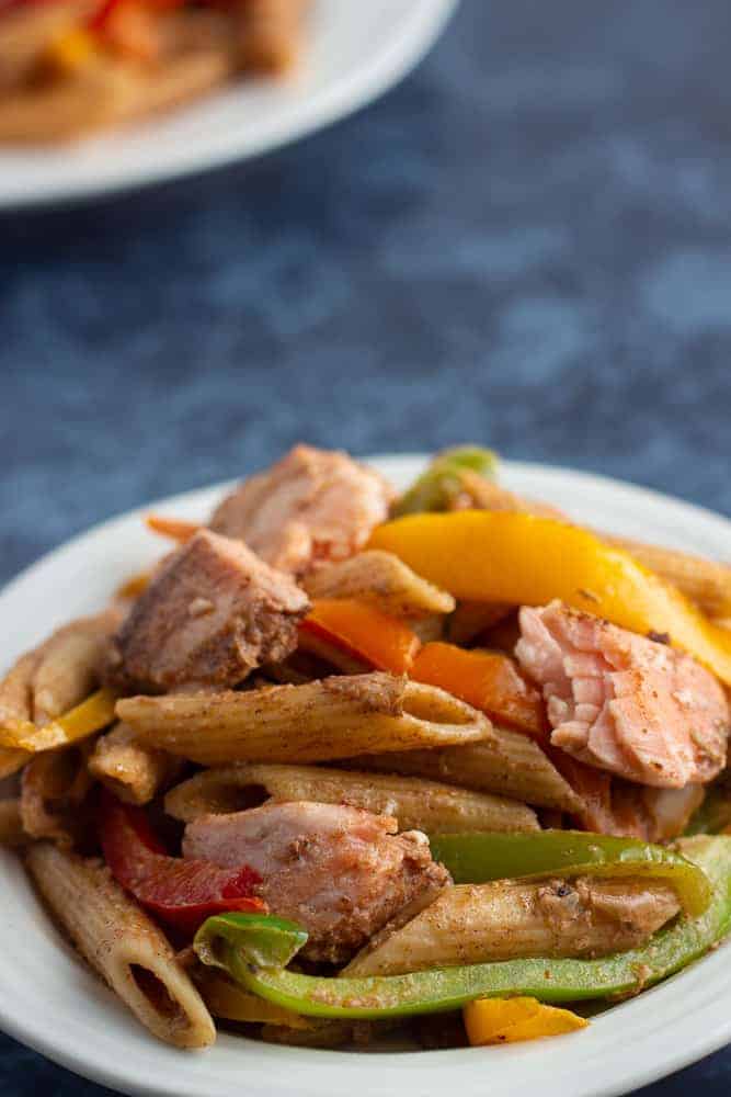 Salmon Rasta Pasta · eat well abi