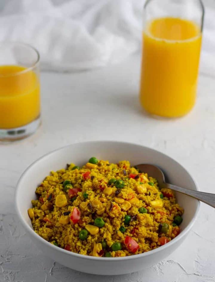 Curried Couscous Recipe · eat well abi
