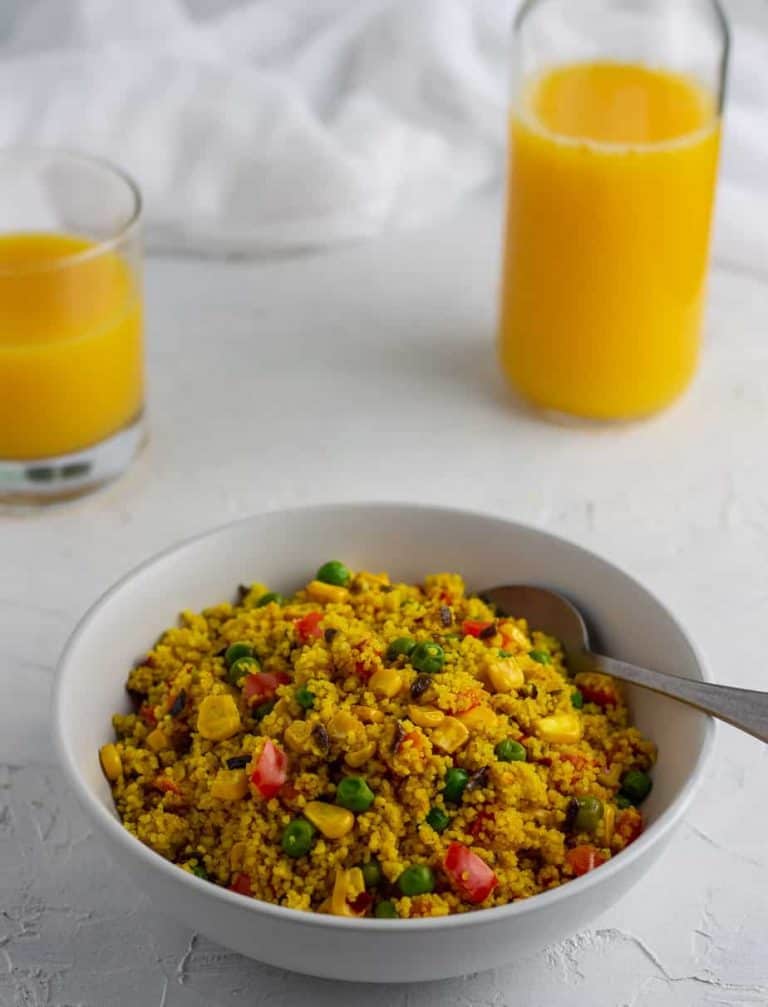 Curried Couscous Recipe · eat well abi