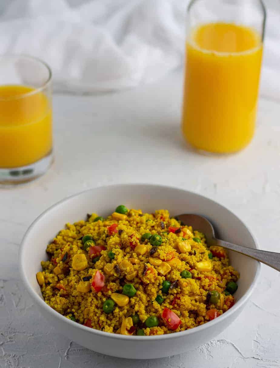 Curried Couscous Recipe · eat well abi