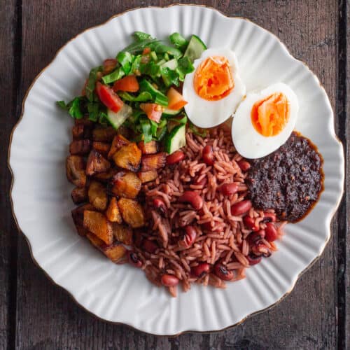 Easy Ghanaian Waakye · eat well abi