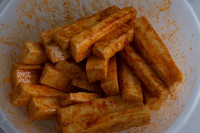 Oven Baked Crispy African Yam · eat well abi