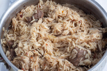 Easy Kenyan Beef Pilau Rice Recipe · eat well abi