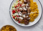 Chicken Shawarma Rice Recipe · eat well abi