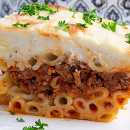 Egyptian Macaroni Bechamel Recipe · eat well abi