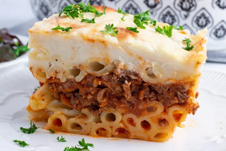 Egyptian Macaroni Bechamel Recipe · eat well abi