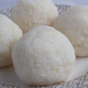 How To Make Tuwo Shinkafa (Hausa Rice Balls) · eat well abi