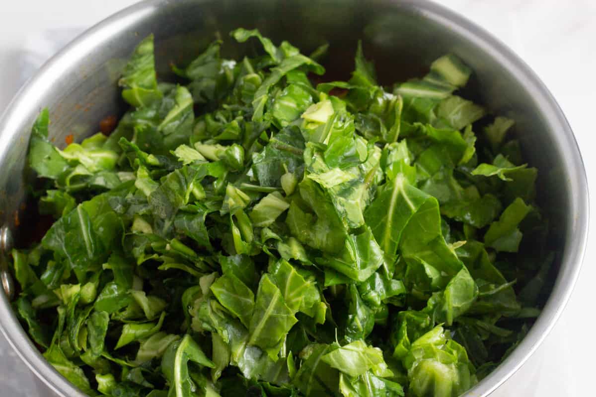 Seafood Efo Riro Recipe – Stewed Leafy Greens, Yoruba Style · eat well abi