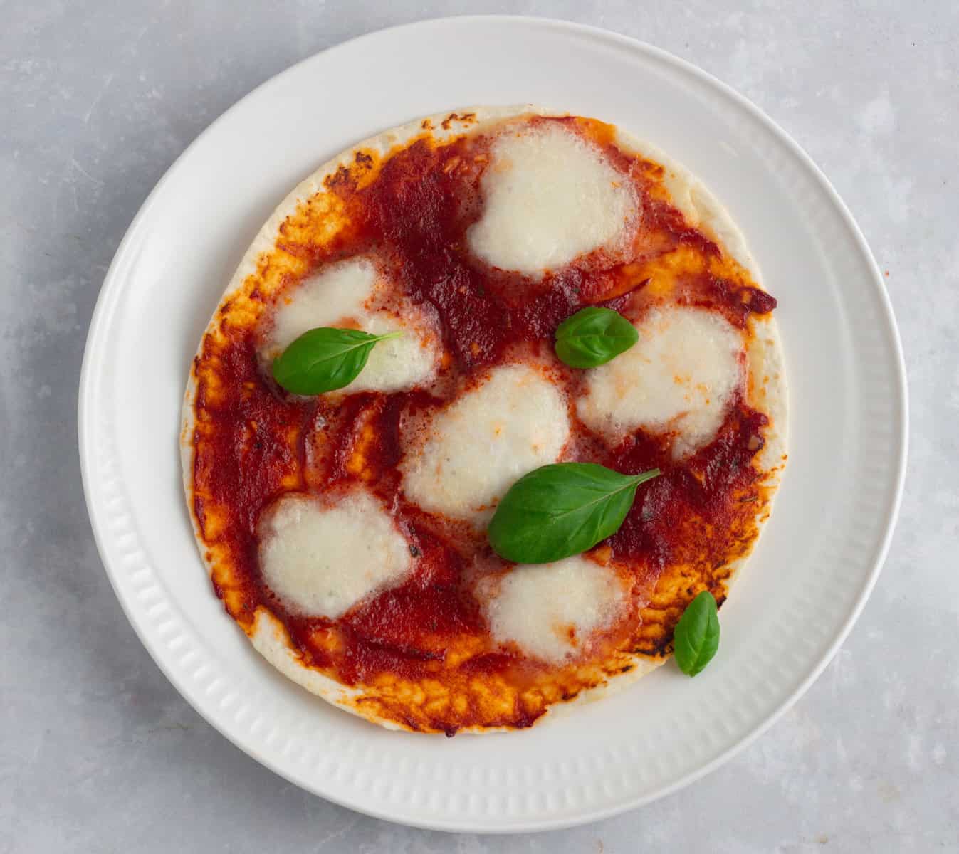 Air Fryer Tortilla Pizza · eat well abi