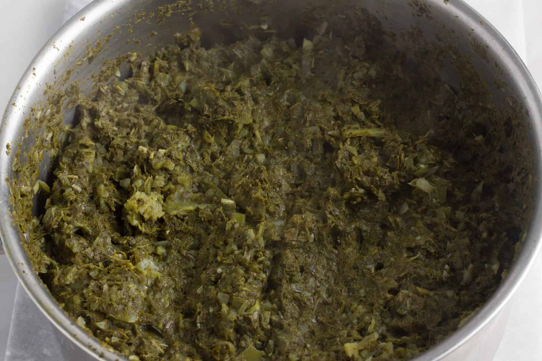 Congolese Cassava Leaf Soup – Pondu · eat well abi